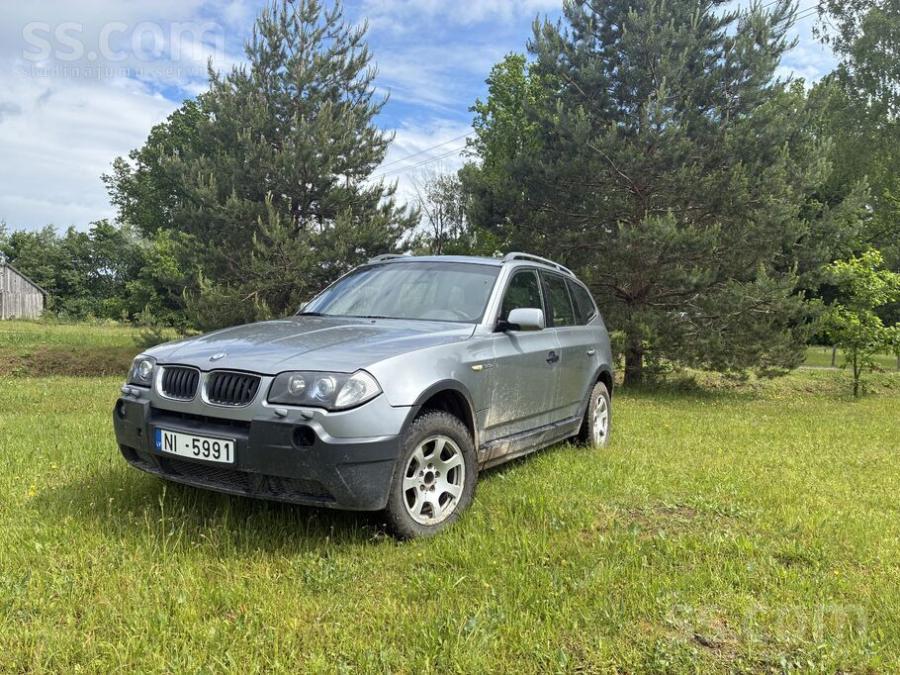 Grey BMW X3 2004 in Ogre, with an engine capacity of 3.00 L and mileage of 516 thousand km for 2499 €, photo 1 on AUTOMOTO.COM.LV