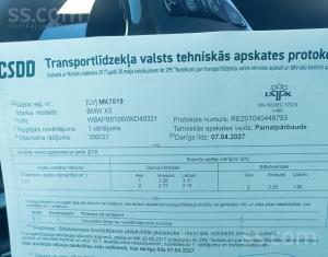Серый БМВ Х3 2004 в Резекне, объемом двигателя 3.00 л и пробегом 359 тыс. км за 4200 €, фото 14 на AUTOMOTO.COM.LV