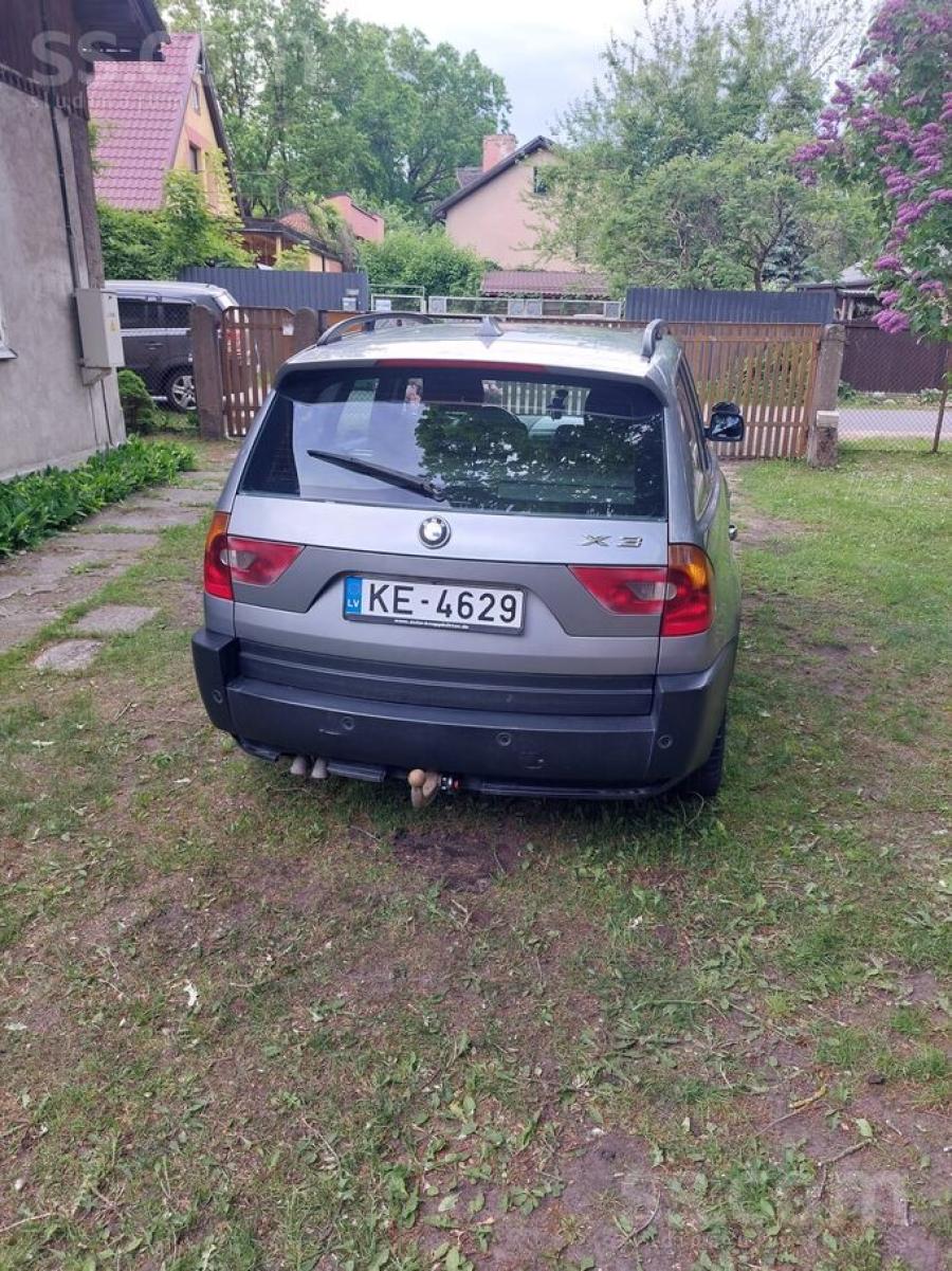 Pelēks BMW X3 2004 Rīga, ar dzinēja tilpumu 3.00 L un nobraukumu 288 tūkst. km par 3990 €, foto 3 vietnē AUTOMOTO.COM.LV