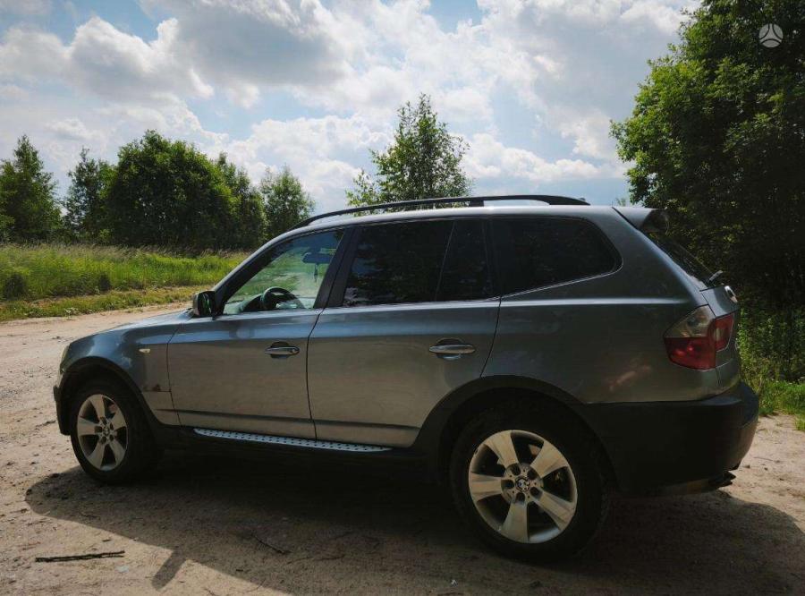 Pelēks BMW X3 2004 Viļņa, ar dzinēja tilpumu 0.00 L un nobraukumu 338 tūkst. km par 3500 €, foto 1 vietnē AUTOMOTO.COM.LV