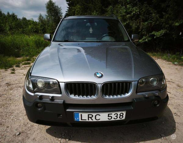 Pelēks BMW X3 2004 Viļņa, ar dzinēja tilpumu 0.00 L un nobraukumu 338 tūkst. km par 3500 €, foto 2 vietnē AUTOMOTO.COM.LV