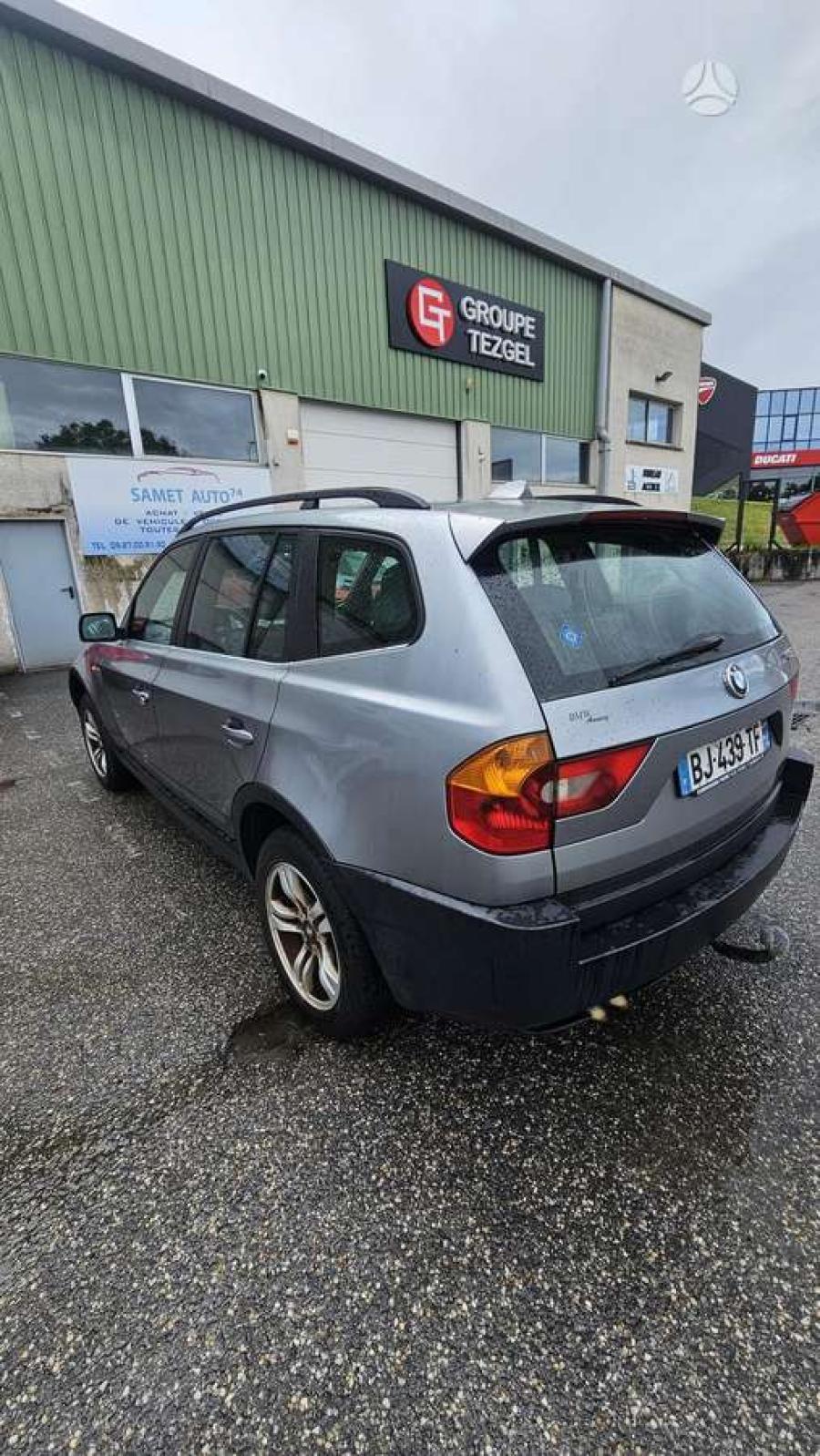 Grey BMW X3 2004 in Taurage, with an engine capacity of 3.00 L and mileage of 283 thousand km for 3700 €, photo 7 on AUTOMOTO.COM.LV