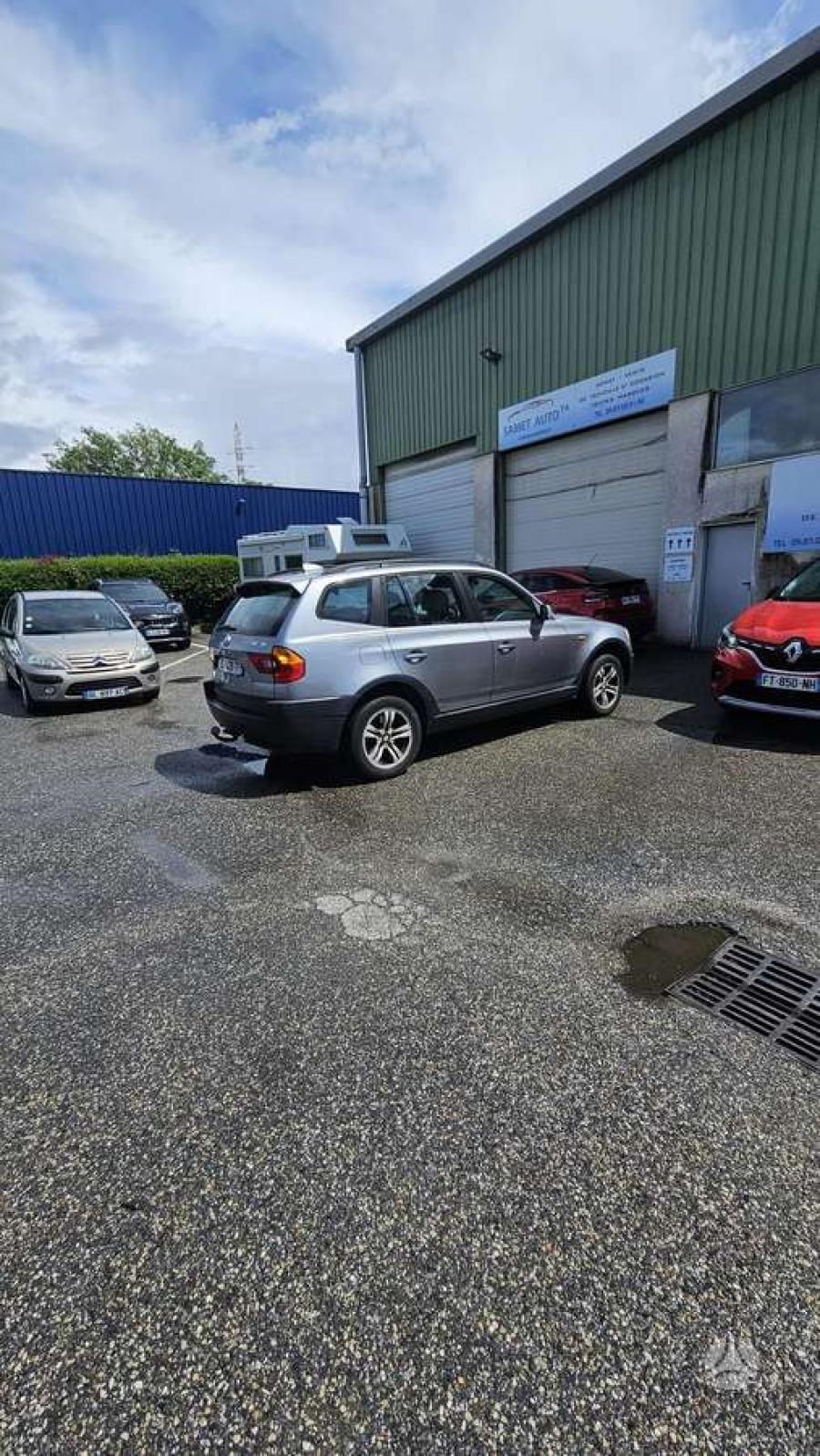 Grey BMW X3 2004 in Taurage, with an engine capacity of 3.00 L and mileage of 283 thousand km for 3700 €, photo 8 on AUTOMOTO.COM.LV