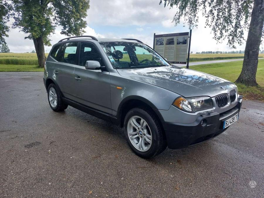 Grey BMW X3 2004 in Taurage, with an engine capacity of 3.00 L and mileage of 283 thousand km for 3900 €, photo 6 on AUTOMOTO.COM.LV