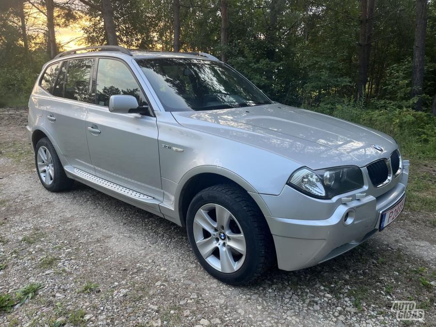 Grey BMW X3 2004 in Vilnius, with an engine capacity of 3.00 L and mileage of 256 thousand km for 4444 €, photo 3 on AUTOMOTO.COM.LV