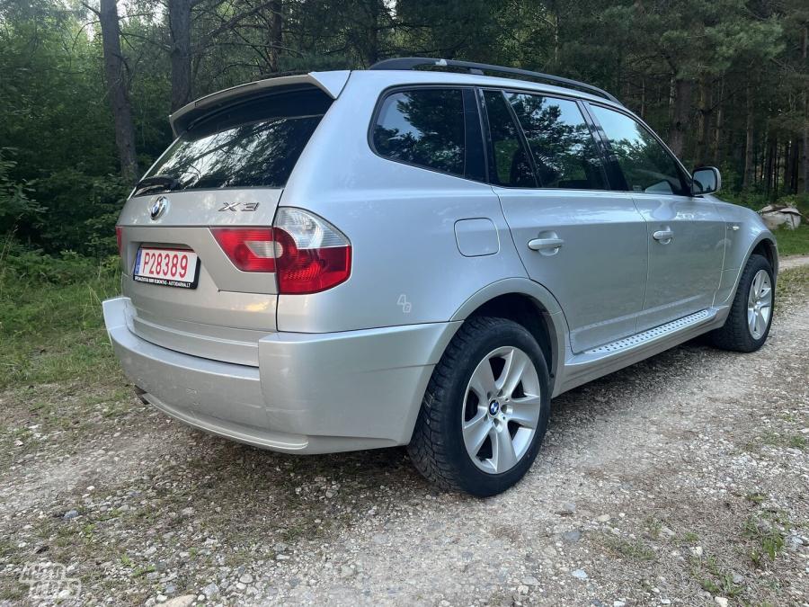 Grey BMW X3 2004 in Vilnius, with an engine capacity of 3.00 L and mileage of 256 thousand km for 4444 €, photo 5 on AUTOMOTO.COM.LV