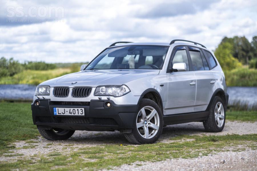 Pelēks BMW X3 2004 Jelgava, ar dzinēja tilpumu 3.00 L un nobraukumu 311 tūkst. km par 4500 €, foto 1 vietnē AUTOMOTO.COM.LV