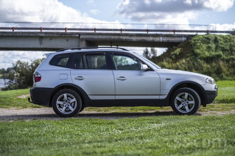 Pelēks BMW X3 2004 Jelgava, ar dzinēja tilpumu 3.00 L un nobraukumu 311 tūkst. km par 4500 €, foto 3 vietnē AUTOMOTO.COM.LV
