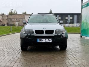 Pelēks BMW X3 2004 Ludza, ar dzinēja tilpumu 3.00 L un nobraukumu 290 tūkst. km par 4950 €, foto  vietnē AUTOMOTO.COM.LV