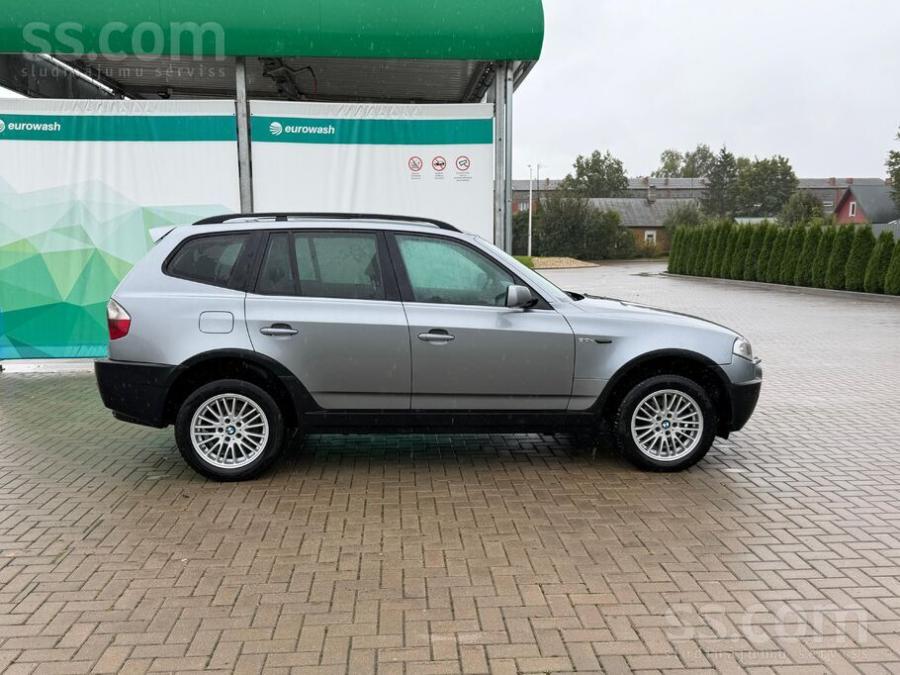 Pelēks BMW X3 2004 Ludza, ar dzinēja tilpumu 3.00 L un nobraukumu 290 tūkst. km par 4950 €, foto 5 vietnē AUTOMOTO.COM.LV
