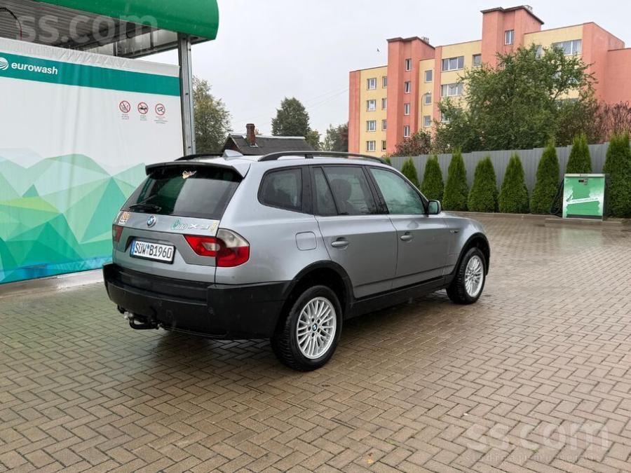 Pelēks BMW X3 2004 Ludza, ar dzinēja tilpumu 3.00 L un nobraukumu 290 tūkst. km par 4950 €, foto 8 vietnē AUTOMOTO.COM.LV