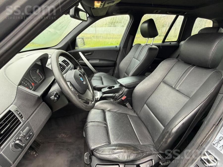 Pelēks BMW X3 2004 Ludza, ar dzinēja tilpumu 3.00 L un nobraukumu 290 tūkst. km par 4950 €, foto 12 vietnē AUTOMOTO.COM.LV