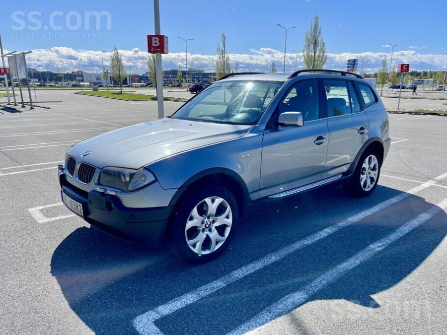 Pelēks BMW X3 2005 Rīga, ar dzinēja tilpumu 3.00 L un nobraukumu 310 tūkst. km par 35900 €, foto 1 vietnē AUTOMOTO.COM.LV
