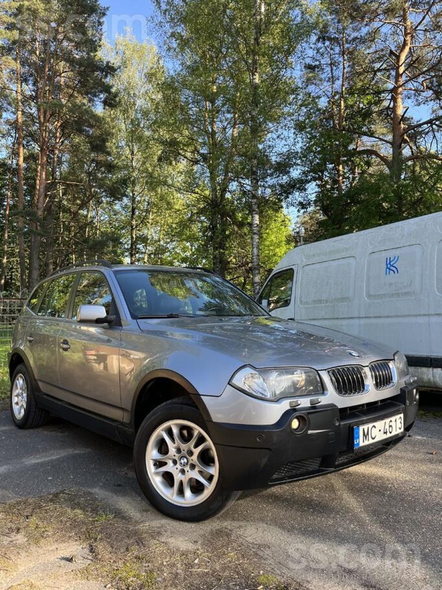 Pelēks BMW X3 2005 Ogre, ar dzinēja tilpumu 3.00 L un nobraukumu 0 tūkst. km par 3850 €, foto 1 vietnē AUTOMOTO.COM.LV