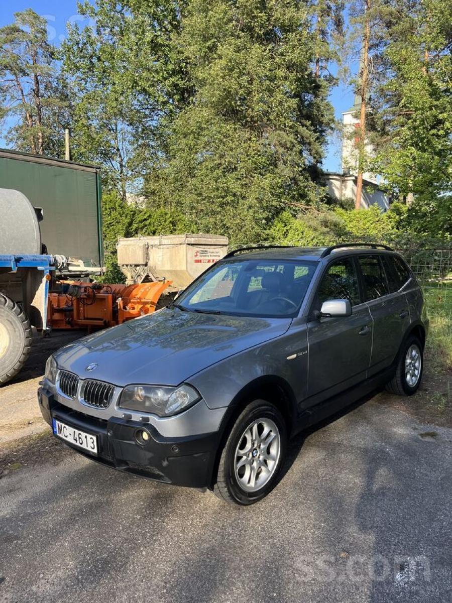 Pelēks BMW X3 2005 Ogre, ar dzinēja tilpumu 3.00 L un nobraukumu 0 tūkst. km par 3850 €, foto 3 vietnē AUTOMOTO.COM.LV