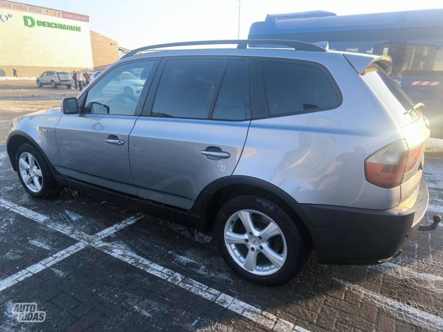 Grey BMW X3 2005 in Kaunas, with an engine capacity of 2.00 L and mileage of 325 thousand km for 2250 €, photo 5 on AUTOMOTO.COM.LV