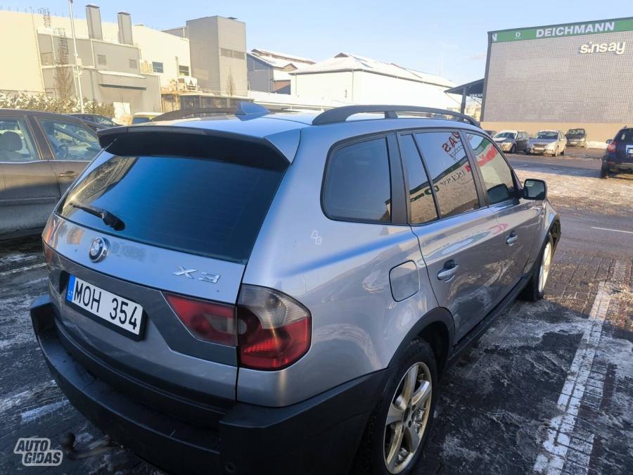 Grey BMW X3 2005 in Kaunas, with an engine capacity of 2.00 L and mileage of 325 thousand km for 2250 €, photo 7 on AUTOMOTO.COM.LV