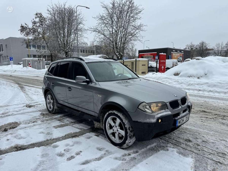 Grey BMW X3 2005 in Klaipeda, with an engine capacity of 2.00 L and mileage of 367 thousand km for 2450 €, photo 3 on AUTOMOTO.COM.LV