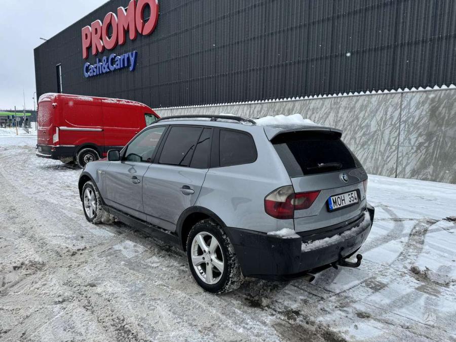Grey BMW X3 2005 in Klaipeda, with an engine capacity of 2.00 L and mileage of 367 thousand km for 2450 €, photo 7 on AUTOMOTO.COM.LV