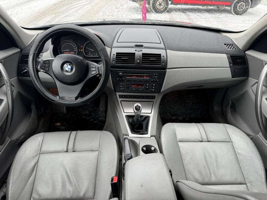 Grey BMW X3 2005 in Klaipeda, with an engine capacity of 2.00 L and mileage of 367 thousand km for 2450 €, photo 13 on AUTOMOTO.COM.LV