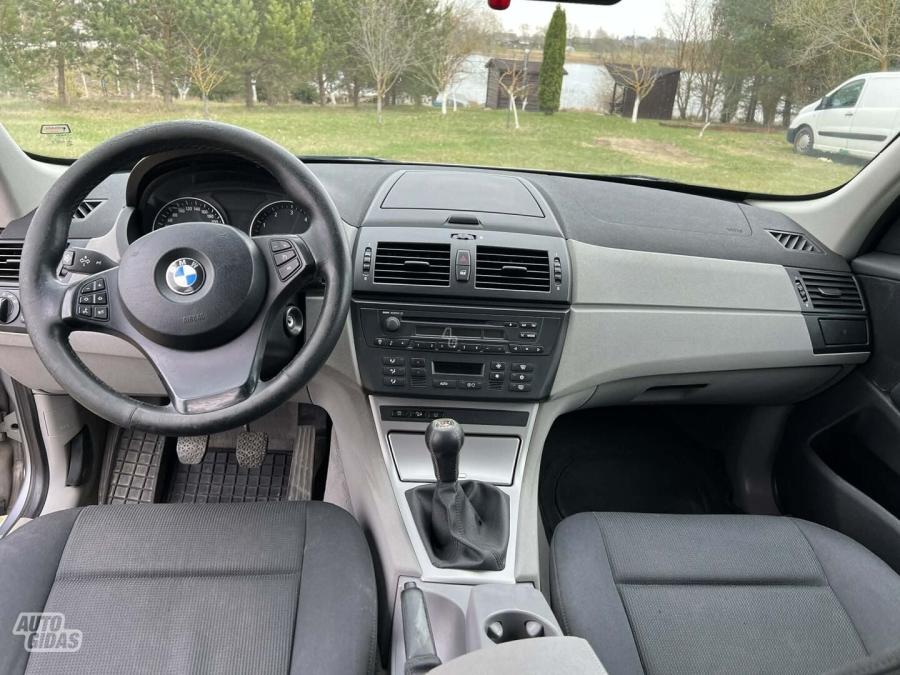 Grey BMW X3 2005 in Siauliai, with an engine capacity of 2.00 L and mileage of 360 thousand km for 2850 €, photo 6 on AUTOMOTO.COM.LV