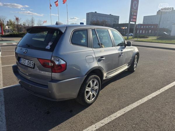 Pelēks BMW X3 2005 Kauņa, ar dzinēja tilpumu 3.00 L un nobraukumu 324 tūkst. km par 3500 €, foto 3 vietnē AUTOMOTO.COM.LV