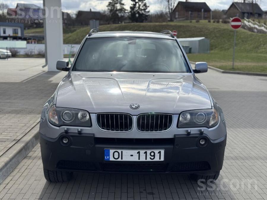 Pelēks BMW X3 2005 Rēzekne, ar dzinēja tilpumu 3.00 L un nobraukumu 270 tūkst. km par 4500 €, foto 3 vietnē AUTOMOTO.COM.LV