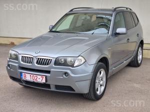 Pelēks BMW X3 2005 Ogre, ar dzinēja tilpumu 2.00 L un nobraukumu 253 tūkst. km par 3750 €, foto  vietnē AUTOMOTO.COM.LV