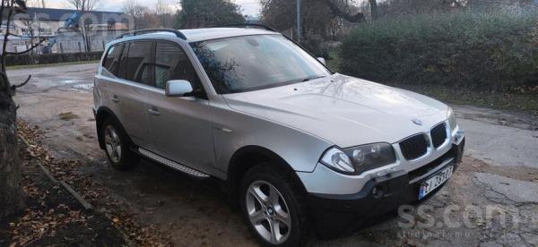 Grey BMW X3 2005 in Gulbene, with an engine capacity of 2.00 L and mileage of 476 thousand km for 2000 €, photo 1 on AUTOMOTO.COM.LV