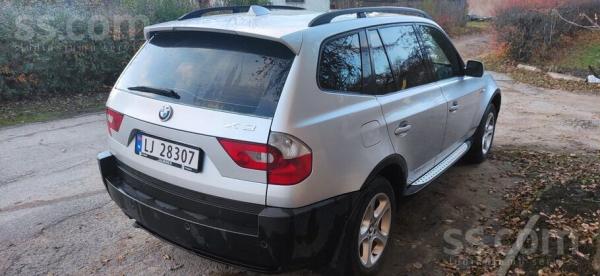 Grey BMW X3 2005 in Gulbene, with an engine capacity of 2.00 L and mileage of 476 thousand km for 2000 €, photo 3 on AUTOMOTO.COM.LV