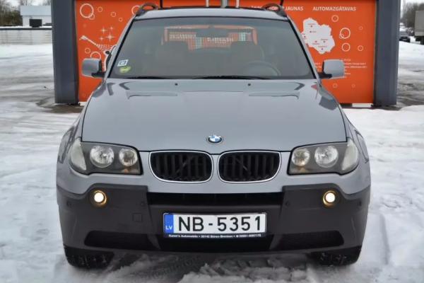 Grey BMW X3 2005 in Jekabpils, with an engine capacity of 2.00 L and mileage of 265 thousand km for 5950 €, photo 4 on AUTOMOTO.COM.LV