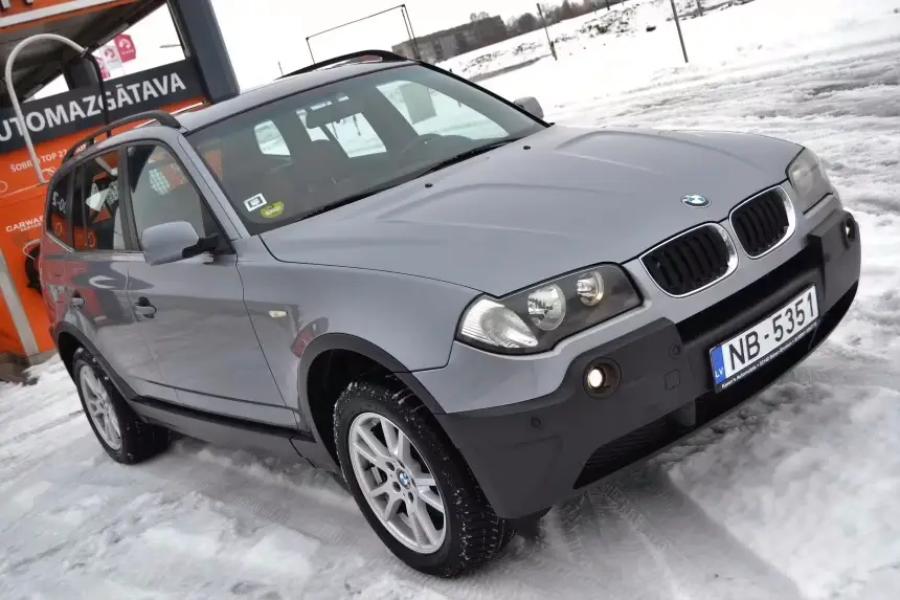 Pelēks BMW X3 2005 Jēkabpils, ar dzinēja tilpumu 2.00 L un nobraukumu 265 tūkst. km par 5950 €, foto 6 vietnē AUTOMOTO.COM.LV