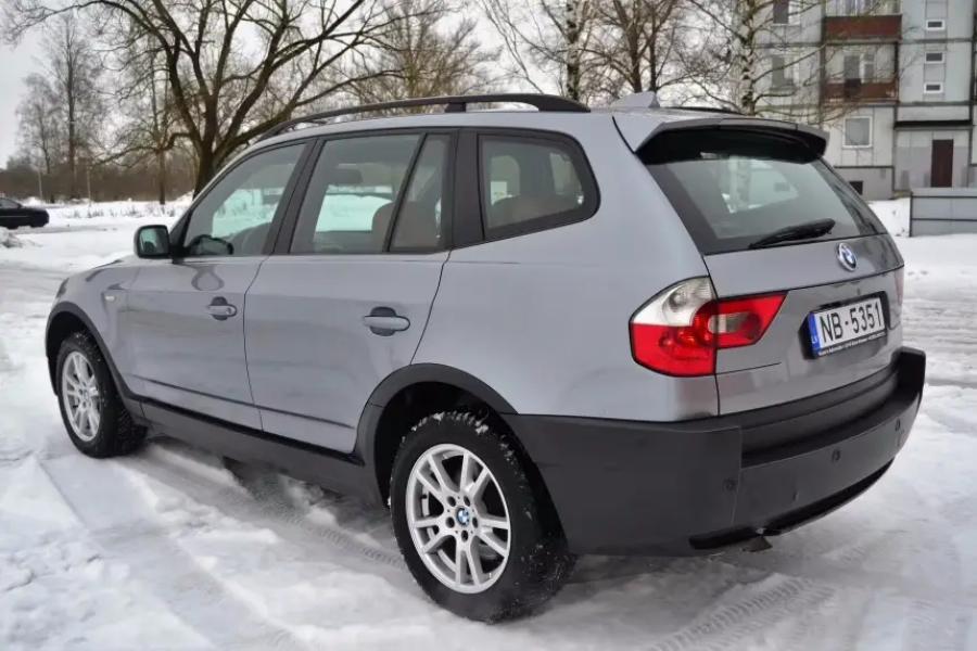 Pelēks BMW X3 2005 Jēkabpils, ar dzinēja tilpumu 2.00 L un nobraukumu 265 tūkst. km par 5950 €, foto 8 vietnē AUTOMOTO.COM.LV