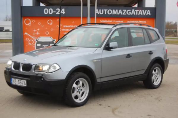 Grey BMW X3 2005 in Jekabpils, with an engine capacity of 2.00 L and mileage of 242 thousand km for 5800 €, photo 3 on AUTOMOTO.COM.LV