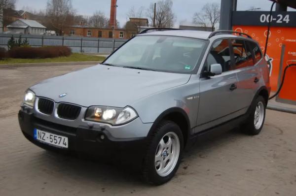 Grey BMW X3 2005 in Jekabpils, with an engine capacity of 2.00 L and mileage of 242 thousand km for 5800 €, photo 6 on AUTOMOTO.COM.LV