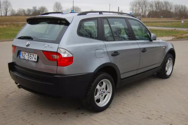 Grey BMW X3 2005 in Jekabpils, with an engine capacity of 2.00 L and mileage of 242 thousand km for 5800 €, photo 9 on AUTOMOTO.COM.LV