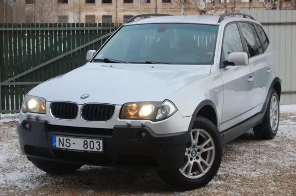 Grey BMW X3 2005 in Jekabpils, with an engine capacity of 2.00 L and mileage of 227 thousand km for 4999 €, photo 1 on AUTOMOTO.COM.LV
