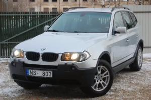Grey BMW X3 2005 in Jekabpils, with an engine capacity of 2.00 L and mileage of 227 thousand km for 4999 €, photo  on AUTOMOTO.COM.LV