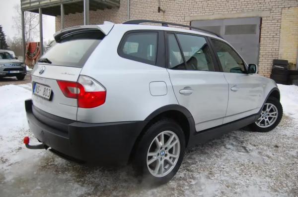 Grey BMW X3 2005 in Jekabpils, with an engine capacity of 2.00 L and mileage of 227 thousand km for 4999 €, photo 2 on AUTOMOTO.COM.LV