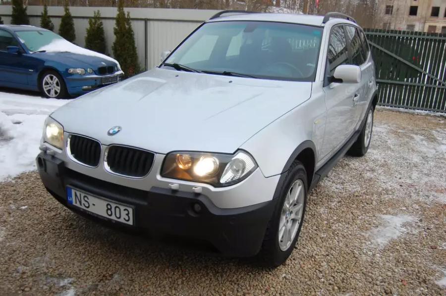 Pelēks BMW X3 2005 Jēkabpils, ar dzinēja tilpumu 2.00 L un nobraukumu 227 tūkst. km par 4999 €, foto 4 vietnē AUTOMOTO.COM.LV