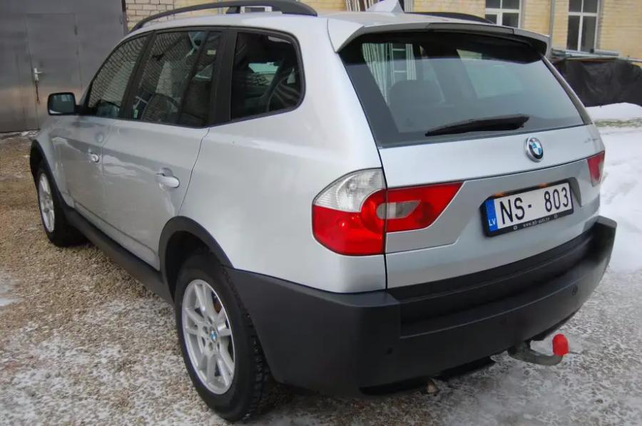 Pelēks BMW X3 2005 Jēkabpils, ar dzinēja tilpumu 2.00 L un nobraukumu 227 tūkst. km par 4999 €, foto 7 vietnē AUTOMOTO.COM.LV