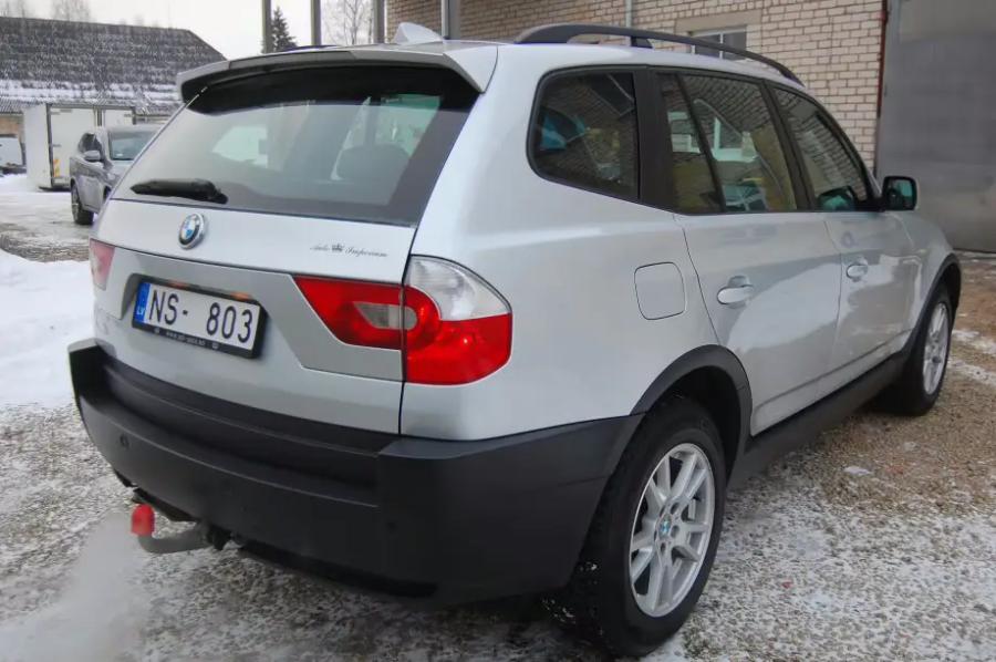 Pelēks BMW X3 2005 Jēkabpils, ar dzinēja tilpumu 2.00 L un nobraukumu 227 tūkst. km par 4999 €, foto 8 vietnē AUTOMOTO.COM.LV