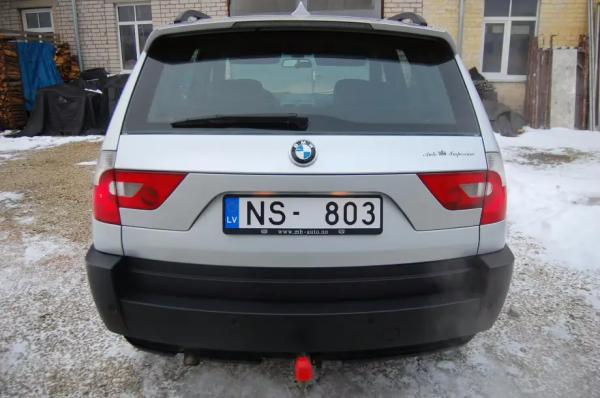 Grey BMW X3 2005 in Jekabpils, with an engine capacity of 2.00 L and mileage of 227 thousand km for 4999 €, photo 8 on AUTOMOTO.COM.LV