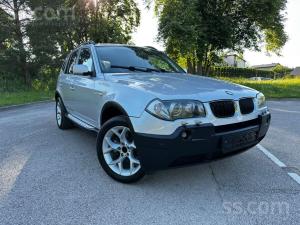 Pelēks BMW X3 2005 Dobele, ar dzinēja tilpumu 2.00 L un nobraukumu 270 tūkst. km par 4590 €, foto  vietnē AUTOMOTO.COM.LV