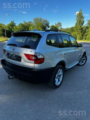 Grey BMW X3 2005 in Dobele, with an engine capacity of 2.00 L and mileage of 270 thousand km for 4590 €, photo 4 on AUTOMOTO.COM.LV