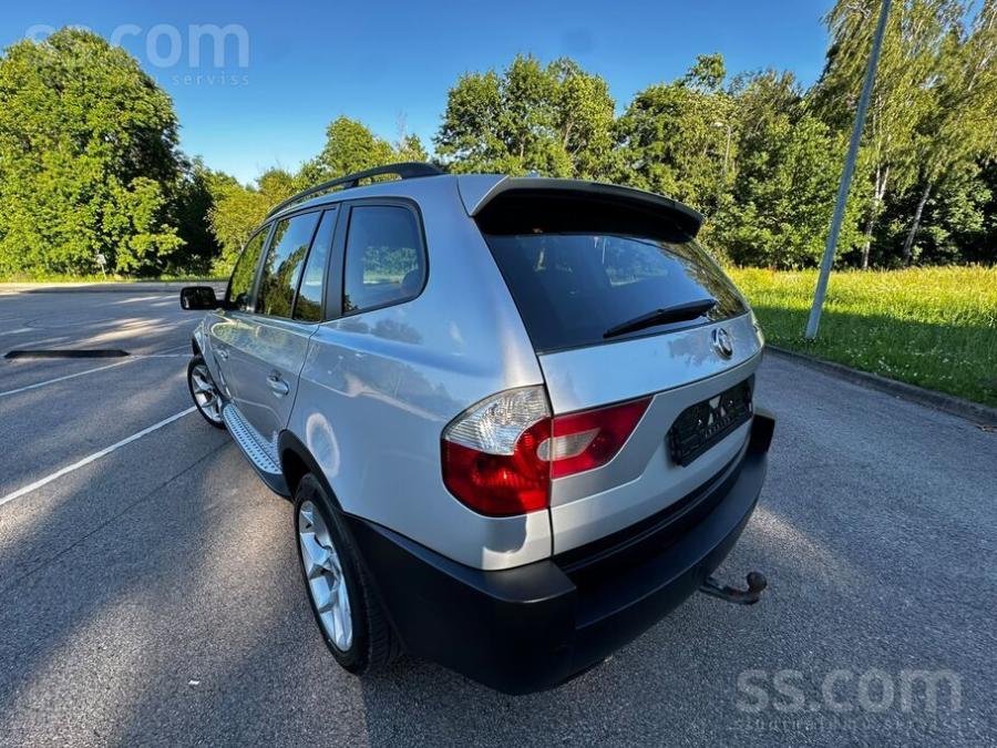 Grey BMW X3 2005 in Dobele, with an engine capacity of 2.00 L and mileage of 270 thousand km for 4590 €, photo 5 on AUTOMOTO.COM.LV