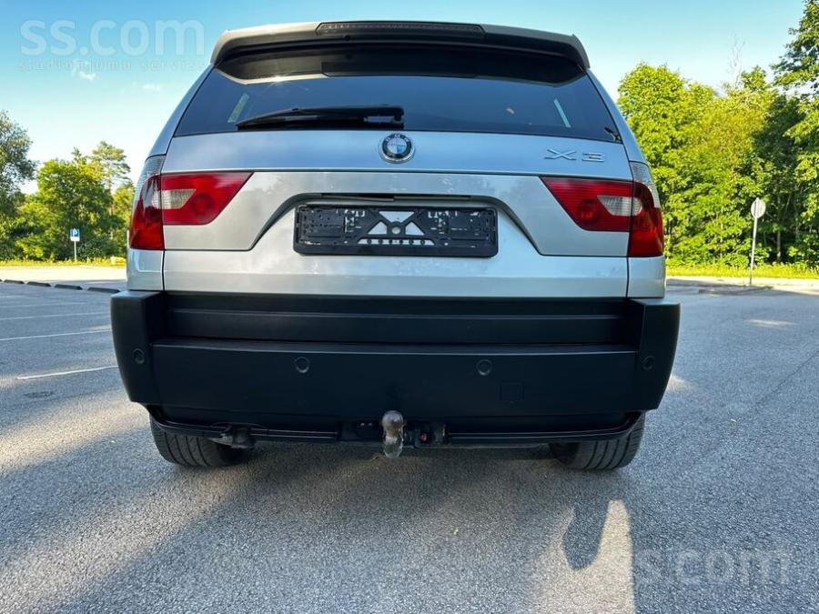 Grey BMW X3 2005 in Dobele, with an engine capacity of 2.00 L and mileage of 270 thousand km for 4590 €, photo 7 on AUTOMOTO.COM.LV