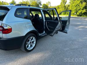Grey BMW X3 2005 in Dobele, with an engine capacity of 2.00 L and mileage of 270 thousand km for 4590 €, photo 8 on AUTOMOTO.COM.LV