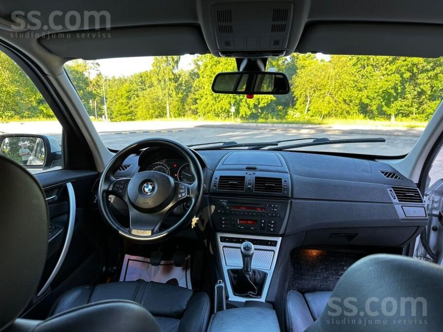 Grey BMW X3 2005 in Dobele, with an engine capacity of 2.00 L and mileage of 270 thousand km for 4590 €, photo 10 on AUTOMOTO.COM.LV