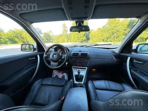 Grey BMW X3 2005 in Dobele, with an engine capacity of 2.00 L and mileage of 270 thousand km for 4590 €, photo 12 on AUTOMOTO.COM.LV